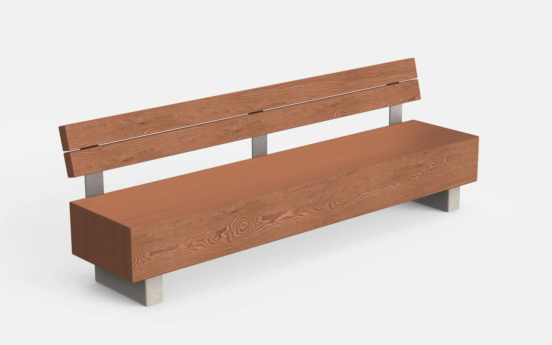 Mammoth Beam Bench - DM Braun Commercial Outdoor Site Furnishings Mammoth Beam Bench - DM Braun Commercial Outdoor Site Furnishings