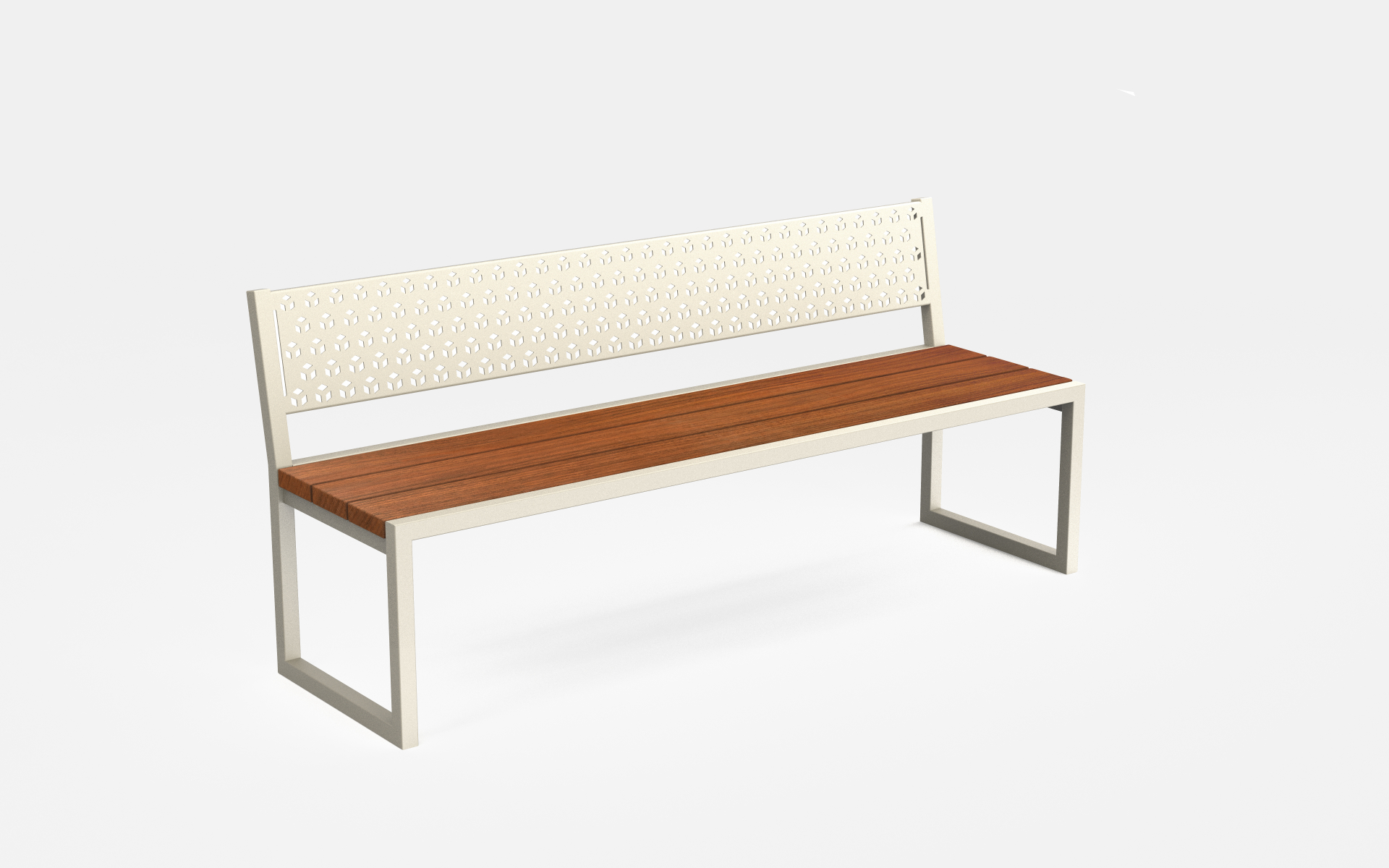 Forest Park Bench - DM Braun Commercial Outdoor Site Furnishings